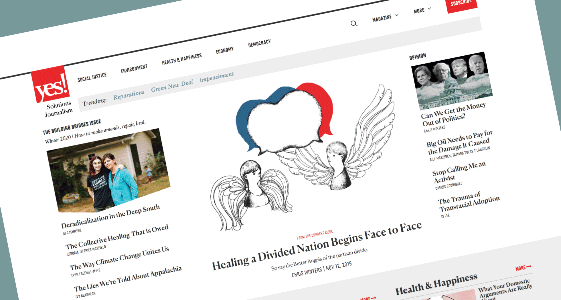 We Redesigned The Yes Website Heres Whats New Yes Magazine