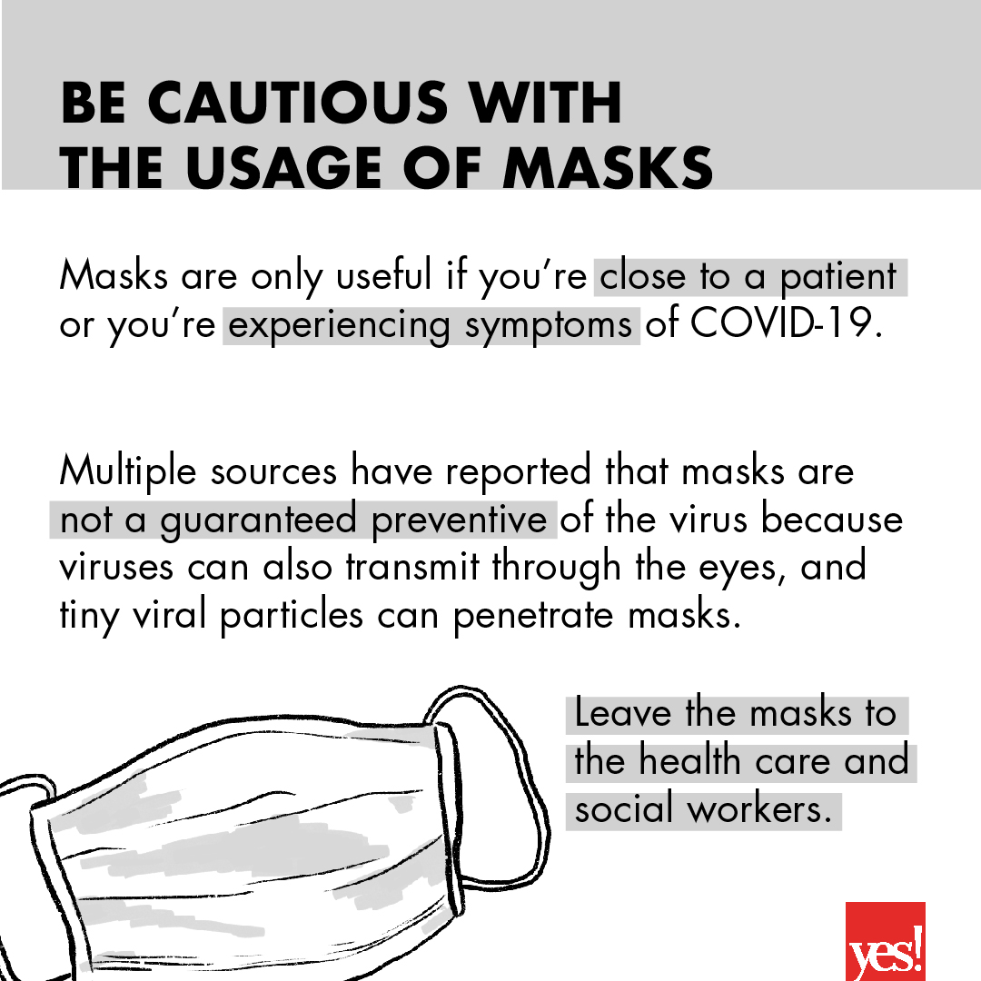 What You Can Do About COVID-19 Right Now - Yes! Magazine